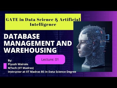 Lecture: 01 Video Lecture - Crash Course for GATE Data Science and Artificial Intelligence ...