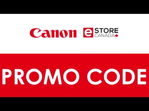 How to use Canon Canada coupon code