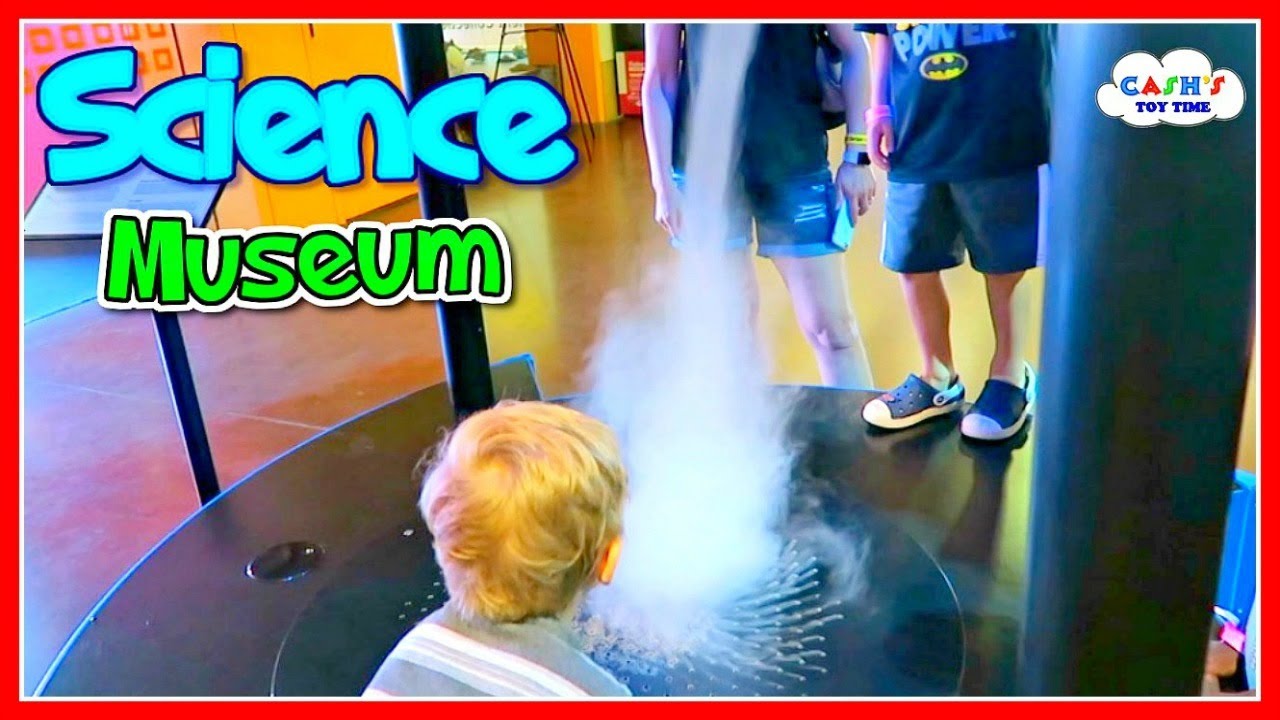 SCIENCE MUSEUM Exhibit For Kids With Tornado Cloud