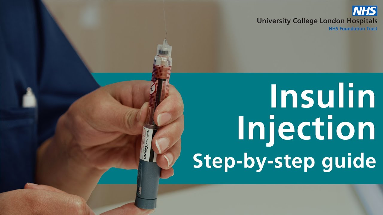 Diabetes: How to Inject Insulin | Step by step guide