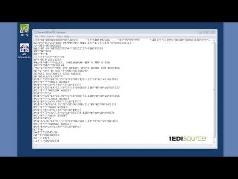 What is EDI - the basics of reading an EDI document.