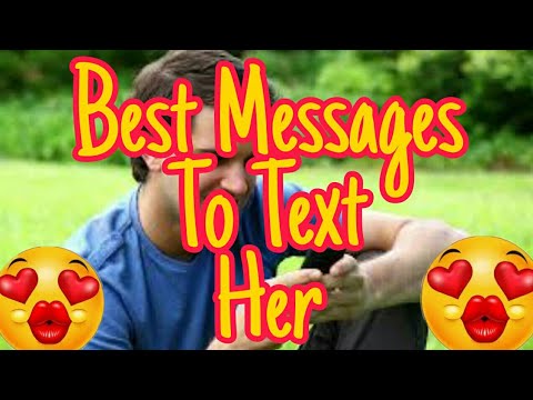 Flirty text messages to make her smile