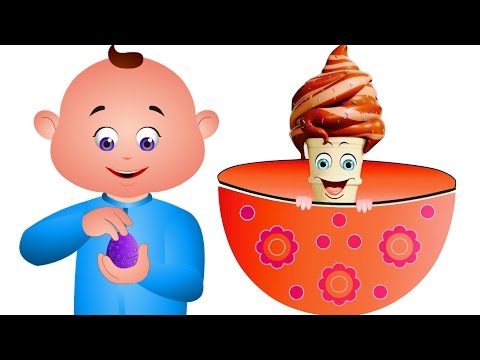 Five Little Babies Opening An Eggs IceCreams | Kids Songs | JamJammies ...