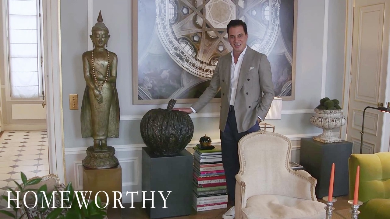 HOUSE TOUR | This Paris Apartment Perfectly Blends Old-World Architecture and Global Art