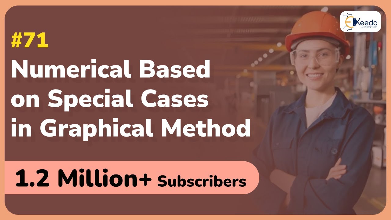 Numerical: Special Cases in Graphical Method | Linear Programming | GATE IE & OR