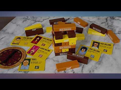 USAOPOLY Bob's Burgers Edition Jenga Game|Move Your Characters Up The Blocks to review