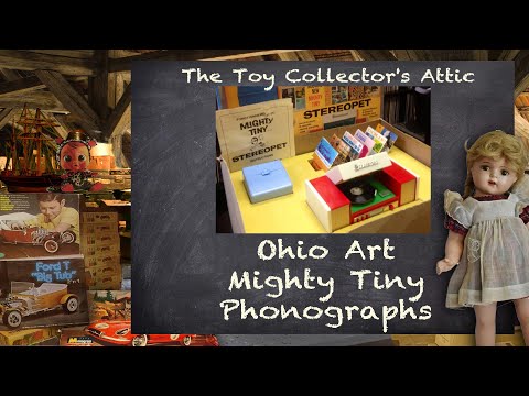 Ohio Arts Mighty Tiny Phonograph - Karyns mini record Players