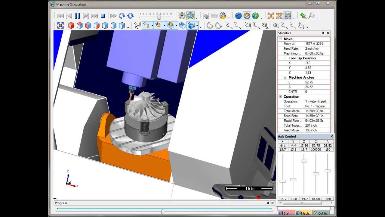 SURFCAM Tutorial - Machine Simulation: Overview