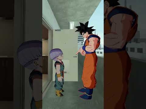 GOKU Y VEGETA JUEGAN PINGPONG CON TRUNKS #goku #dragonball #parati #vegeta #dragonballz #anime