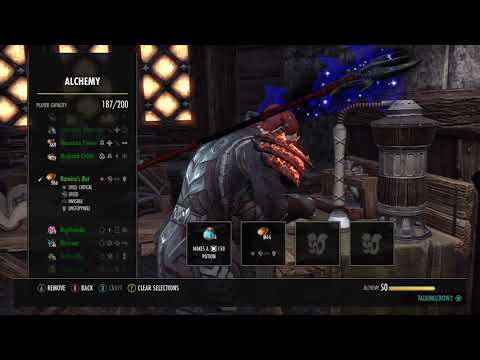 ESO Mastercraft Alchemy Writ Essence of Immovability with Unstoppable Restore Magicka Spell Crit