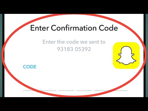 Snapchat Code Problem | How To Fix Snapchat Verification/Confirmation Code Problem