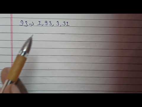 factors of 93