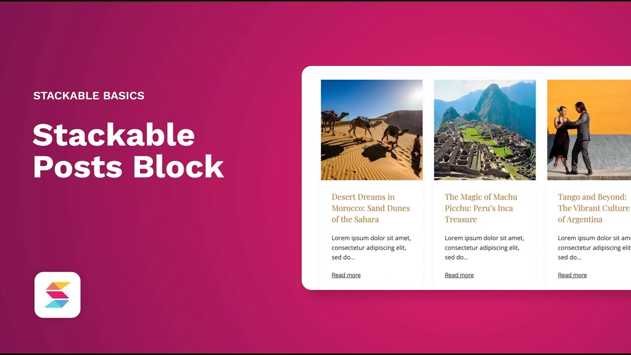 Stackable: Posts Block