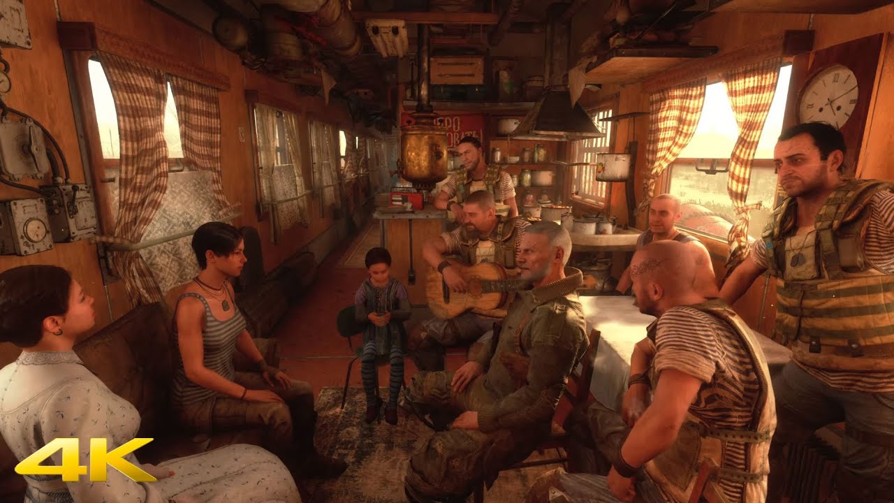 [4K HDR] Metro Exodus [Live Wallpaper 1 of 9] [Sing-Along]