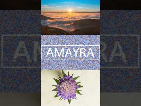 AMAYRA - INDIAN/HINDU girl names | AMAYRA Name WhatsApp Status #Shorts