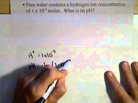 Using Logarithms for the pH Scale
