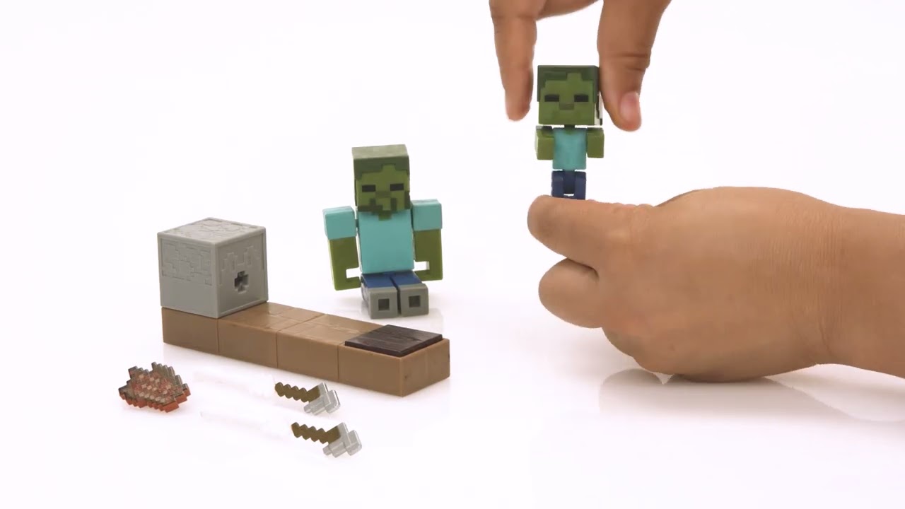 Minecraft Redstone Charged Sticky Piston Trap Playset