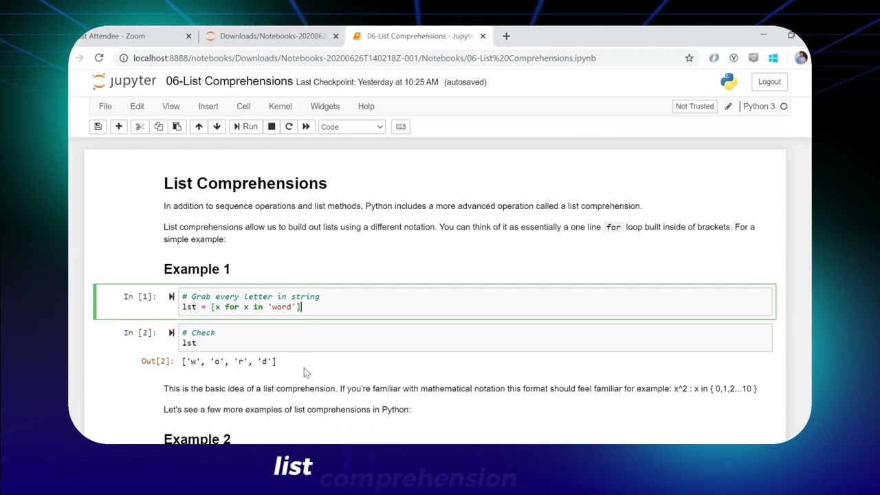 List Comprehensions in Python | Python Basic Series #skillupwithsachin #devopsengineer #automation