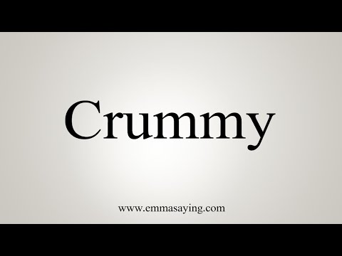 How To Say Crummy