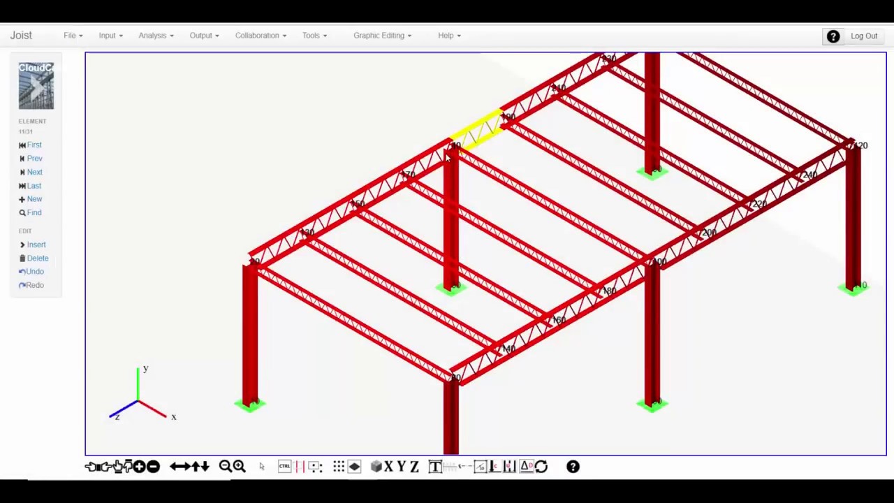 Modeling Virtual Joists in CloudCalc