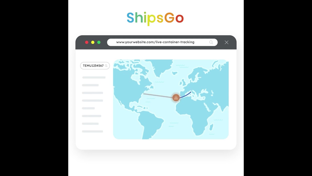 ShipsGo Live Positioning Map