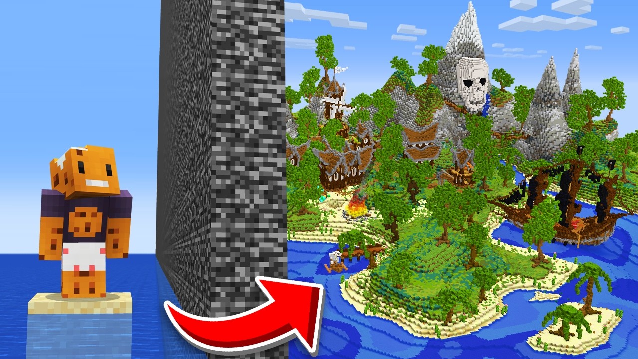 DESERTED ISLAND Build Battle in Minecraft