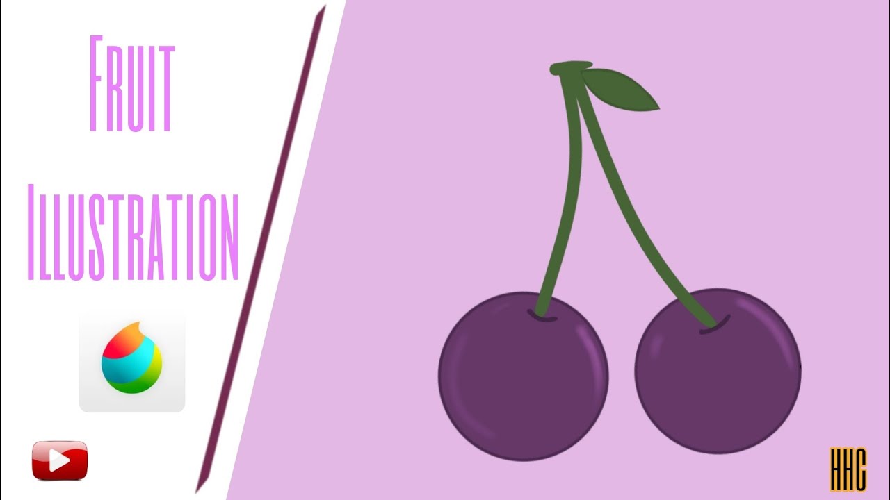 Fruit illustration | Vector fruit illustration | Flat illustration