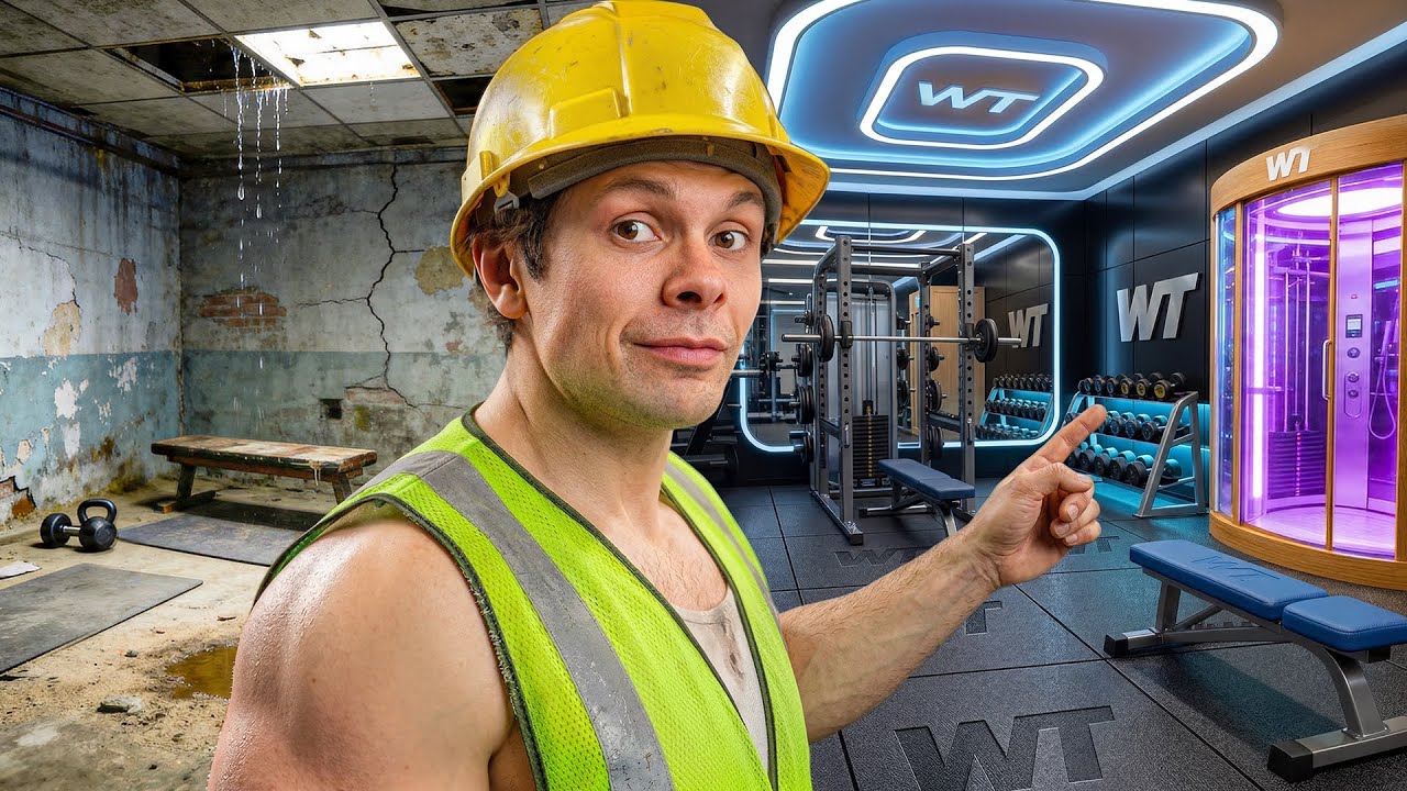 I Transformed My Basement into a Professional Gym!