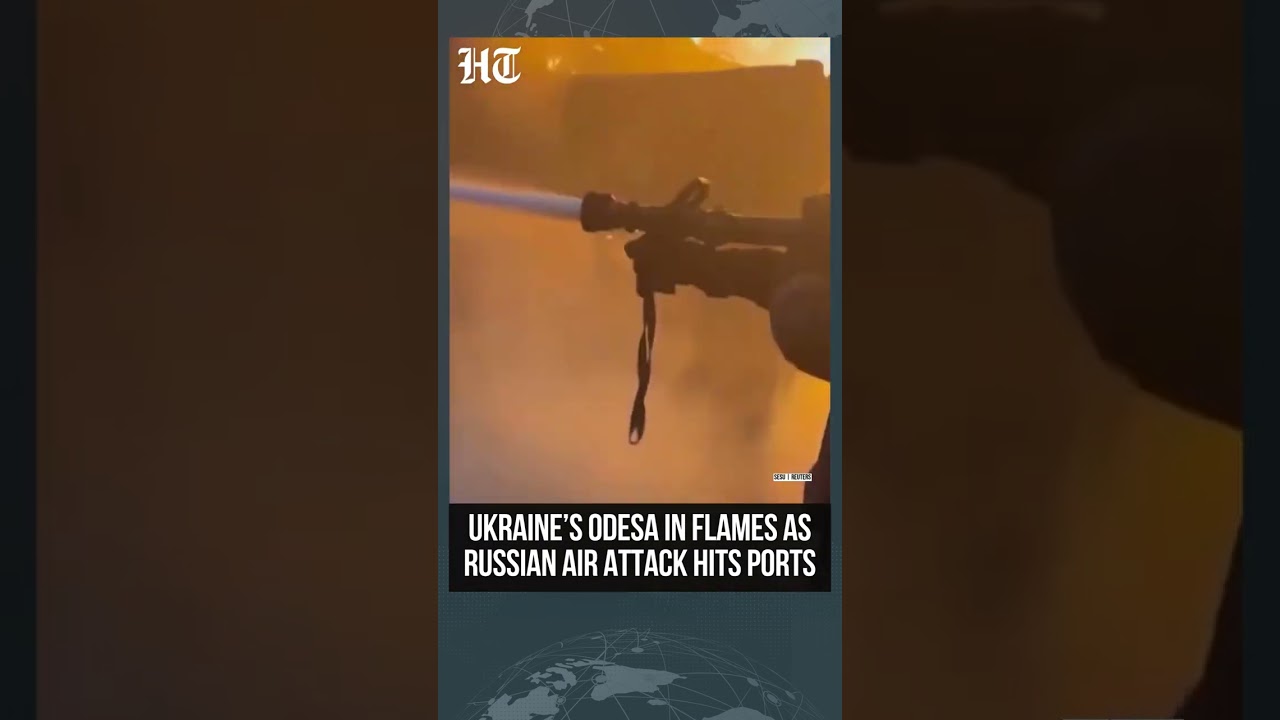 Russia-Ukraine War: Odessa BURNED By Putin’s Missiles and Drones #shorts