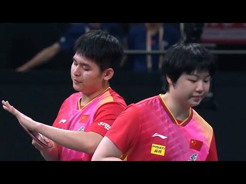 ITTF Mixed Team World Cup 2024 | Stage 1 | GR1 - M3 | XD - LIN/KUAI(CHN) VS VARTIKAR/CHANDRA(IND)