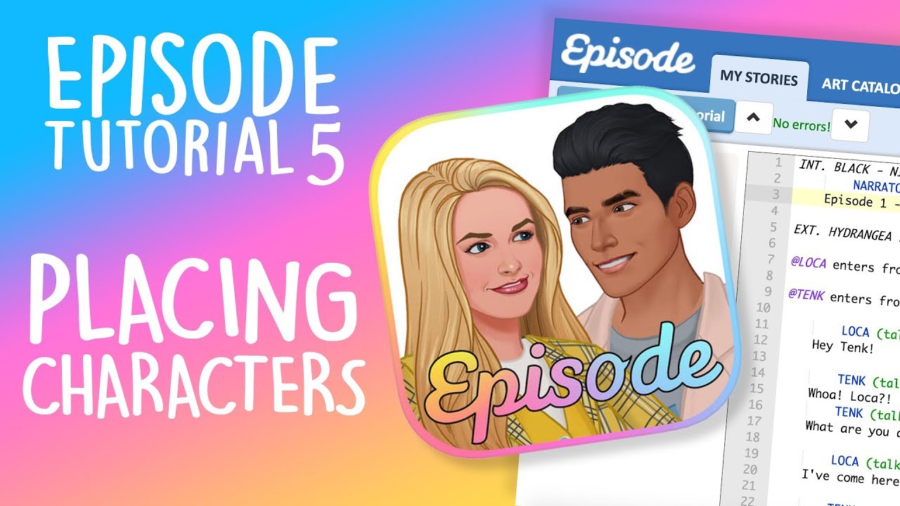 Episode Limelight Tutorial 5 - PLACING CHARACTERS