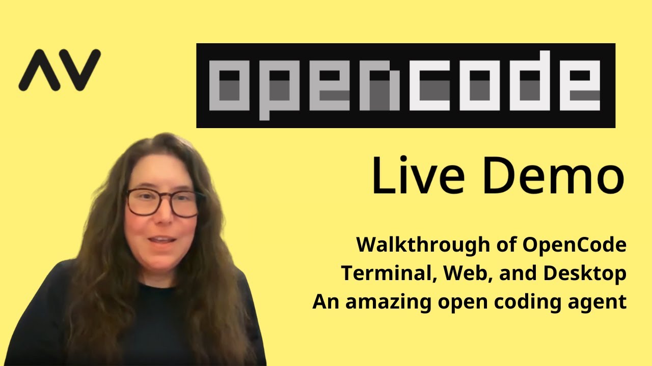 Live Demo — OpenCode: the beautiful open agent — Terminal, Web, & Desktop