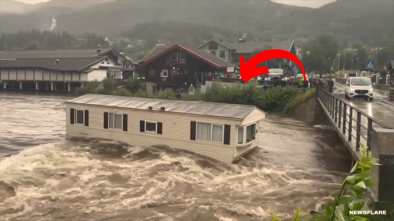 8 Devastating Flash Floods Caught On Camera