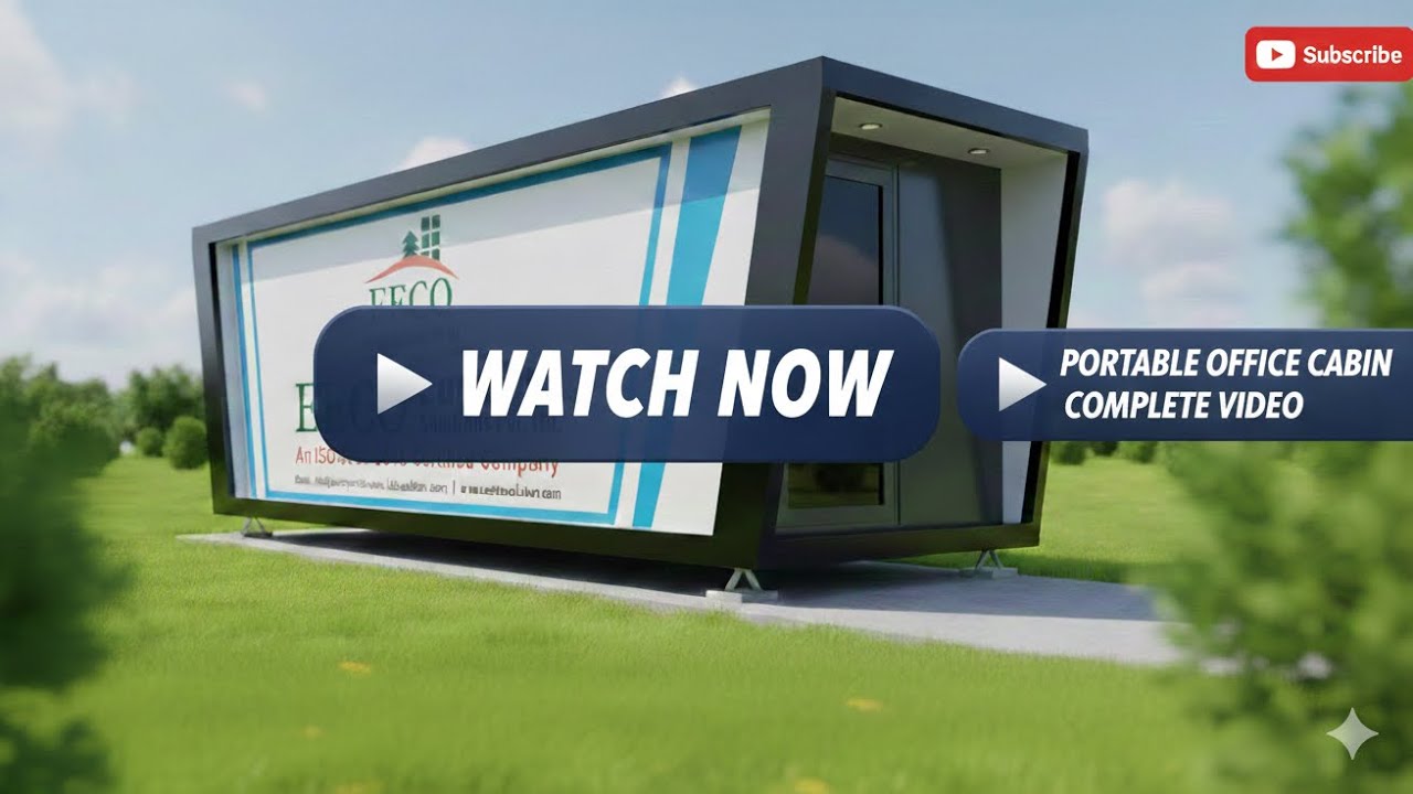 Modern Portable Office Cabin: The Future of Remote Workspaces 