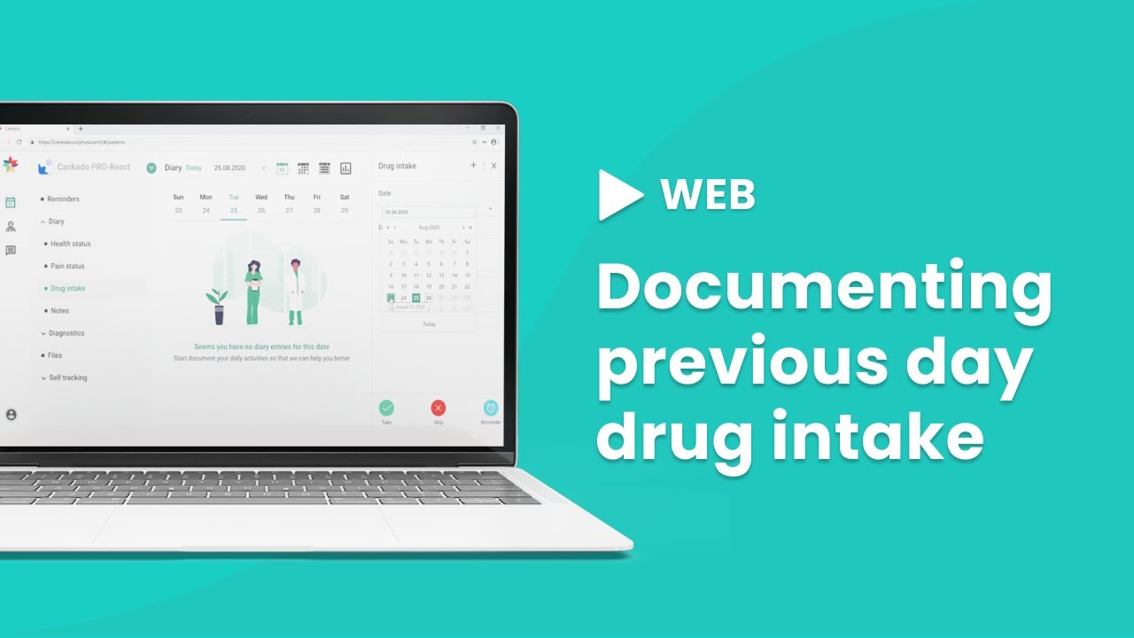 WEB - Documenting previous day drug intake - Cankado Partners