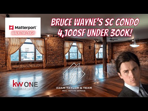BRUCE WAYNE'S SC 4,100 SF TOWNHOME UNDER 300K! *MATTERPORT* WALKTHROUGH - Adam Taylor & Team