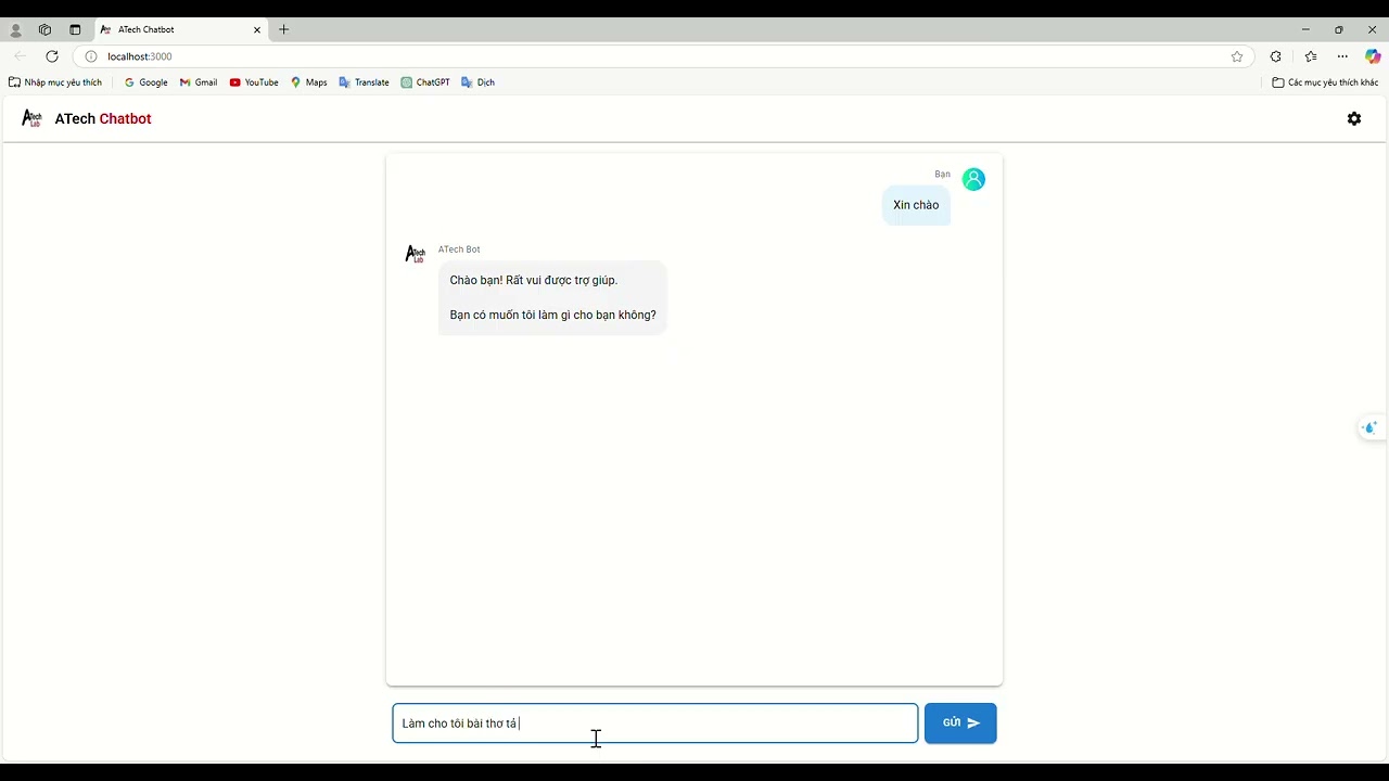 Demo Atech Chatbot