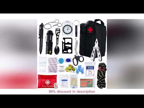 Latest Products You Must Know! Survival First Aid Kit Survival Full Set Molle Outdoor Gear Emerg