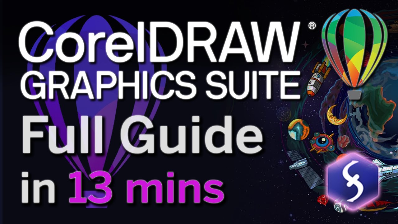 CorelDRAW - Tutorial for Beginners in 13 MINUTES!  [ FULL GUIDE ]