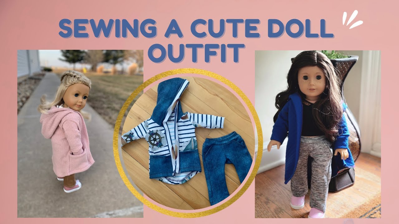 How To Sew Trendy Doll Pants and Cardigan Set