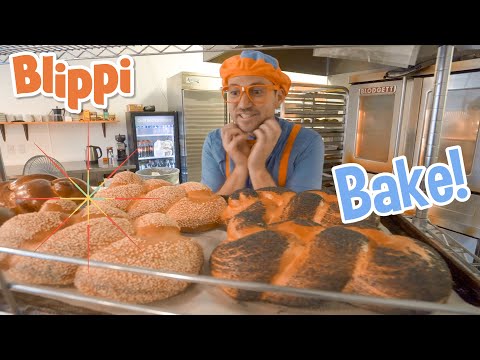 Blippi Visits the Bakery | Learn about Baking For Kids - Learn to Count + Learn Colors