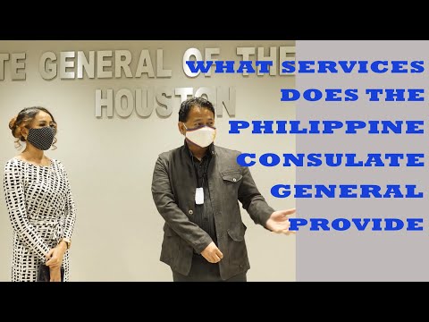 Philippine Consulate General in Houston - Services