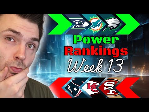 2024 NFL Week 13 POWER Rankings: Who’s DOMINATING the League?