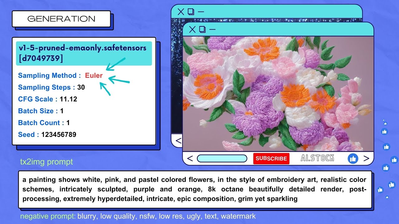 Stable Diffusion Prompt - How Sampling Method Works