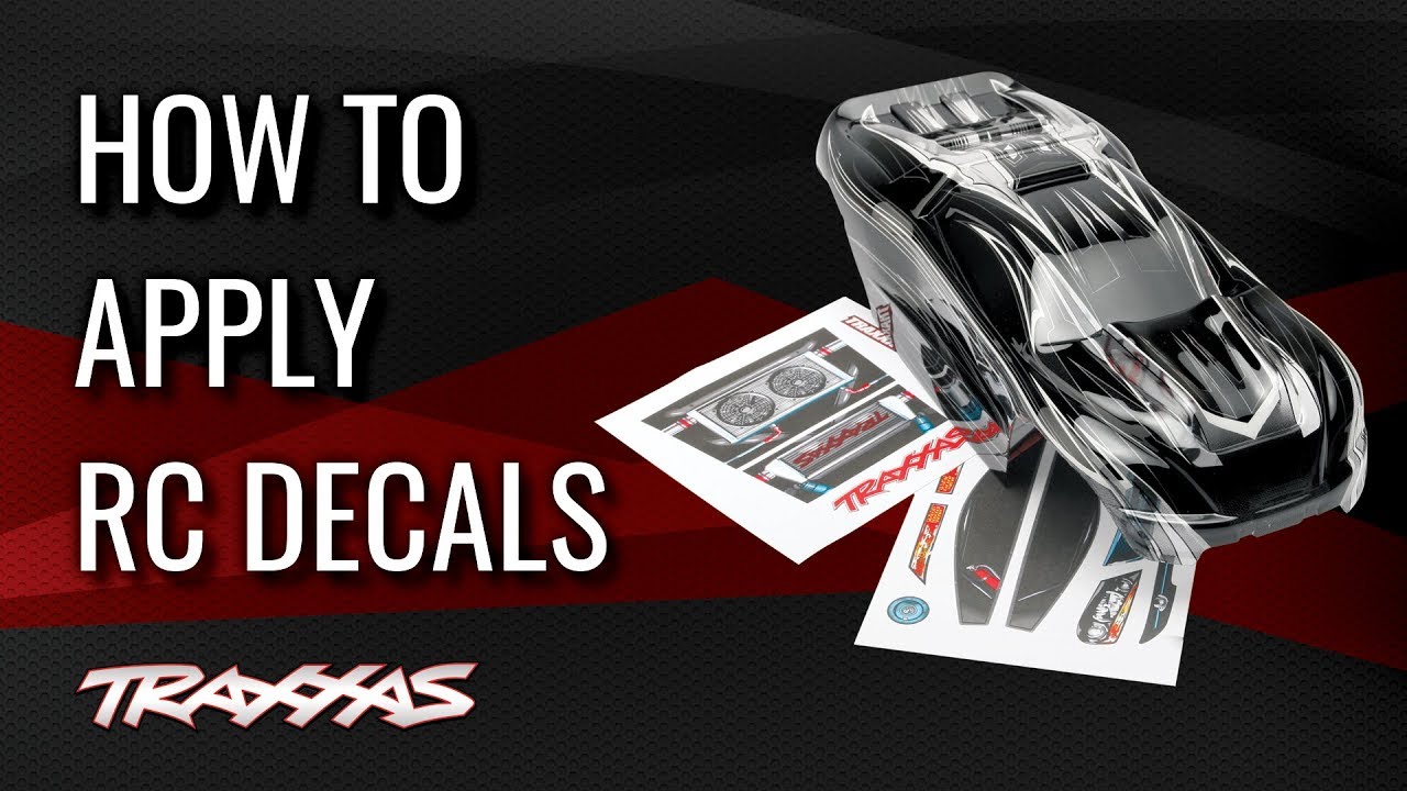 How to Apply RC Decals