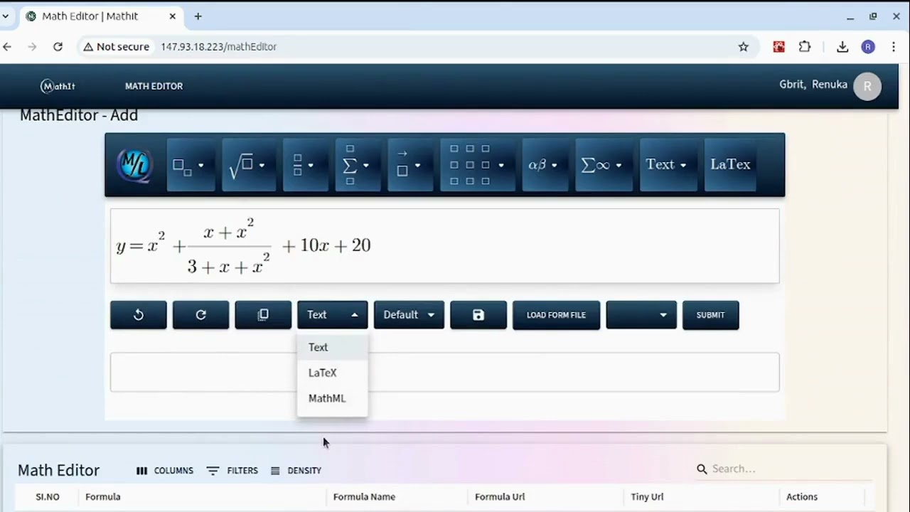 Math Editor | Create & Edit Mathematical Equations Easily