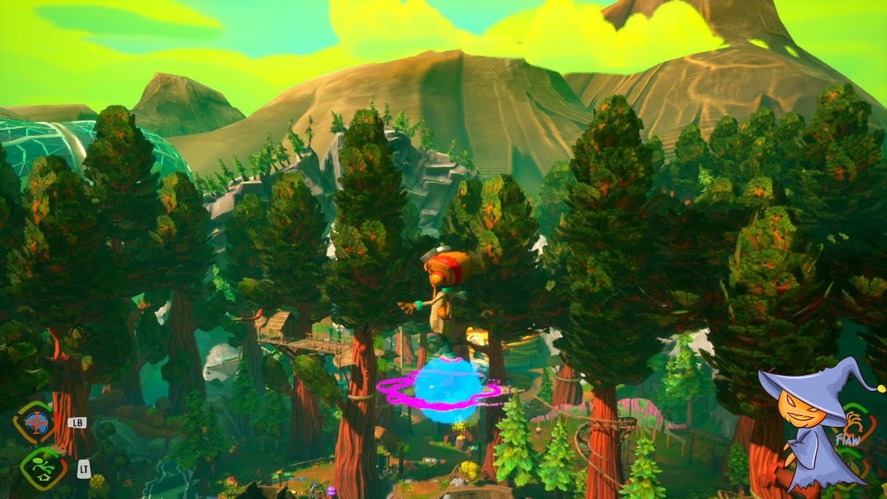 Psychonauts 2 - Barrier Walk to Secret Waterfall Cave