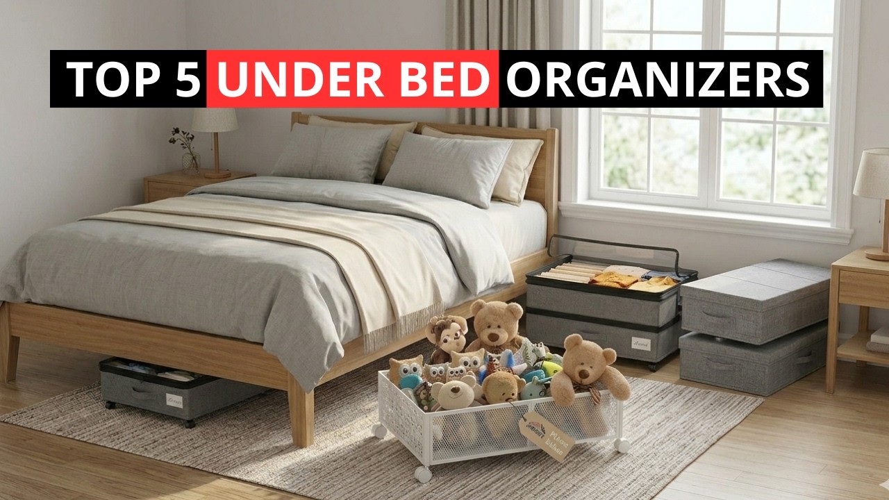 Top 5 Under Bed Organizers on Amazon