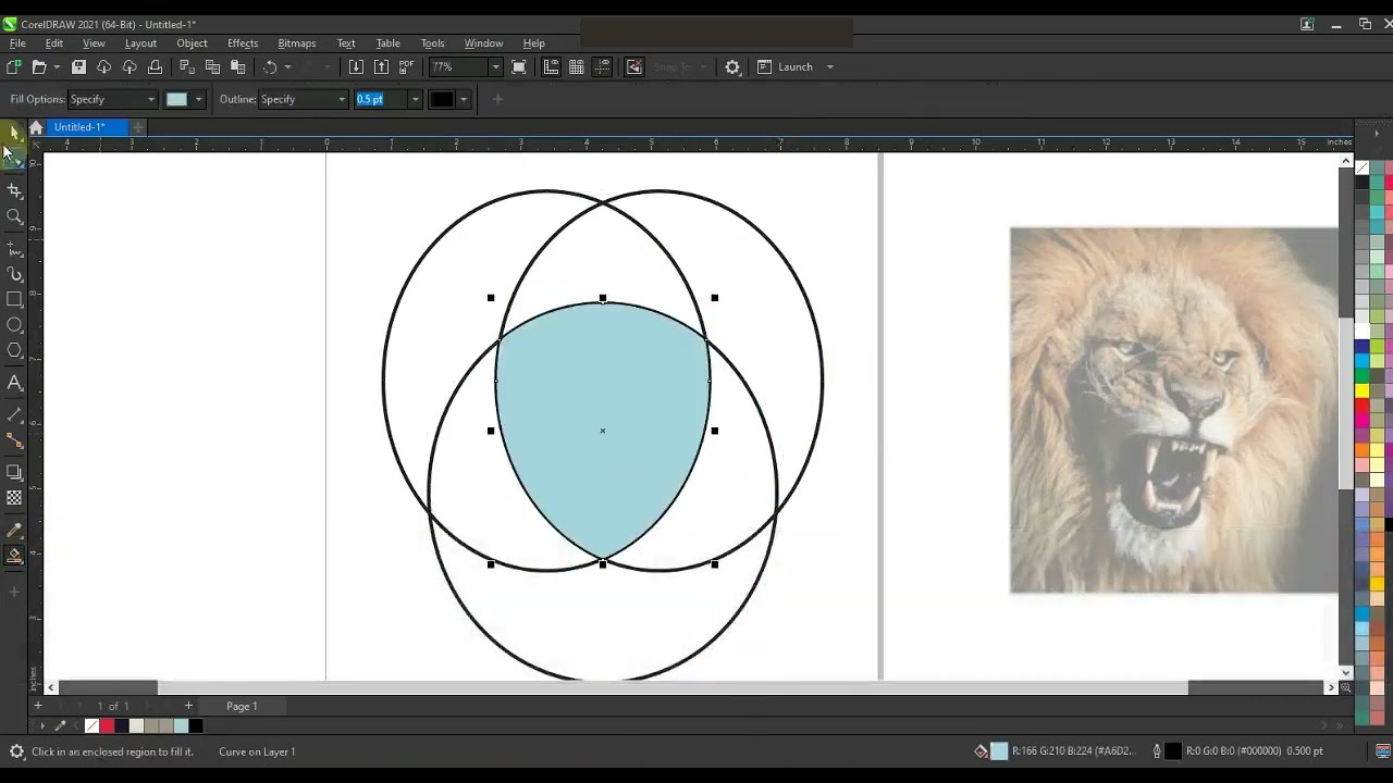 Angry Lion Vector Logo Design Tutorial - Tips & Tricks For Experts & Beginners - CorelDraw Tutorial
