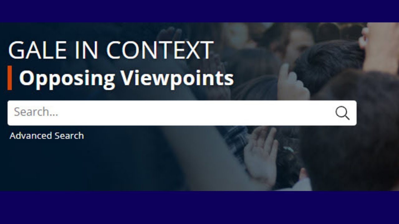 How To Use: Opposing Viewpoints